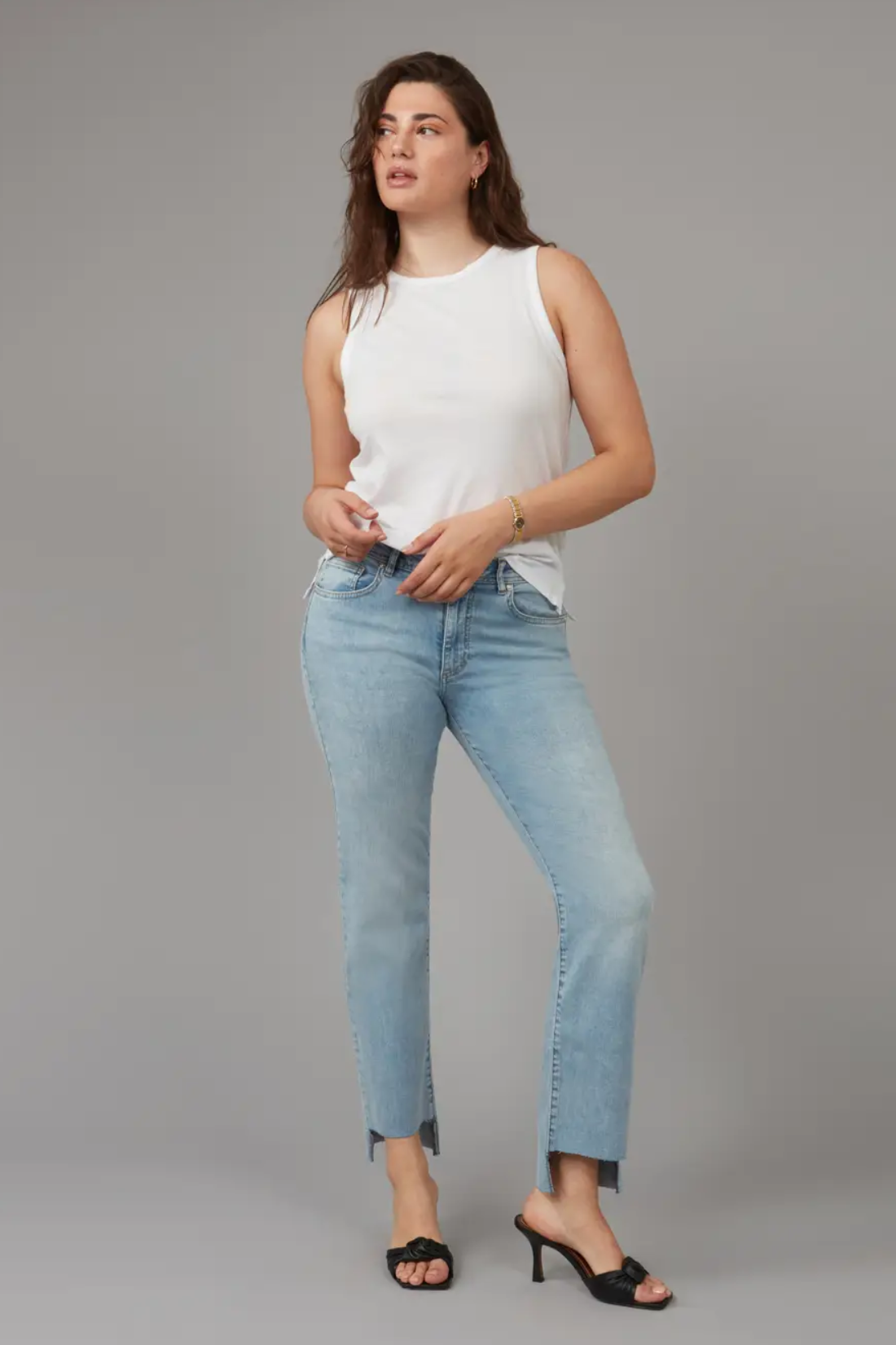 Jasper-Td Mid Rise Straight Jeans 28" Inseam – April Blooms